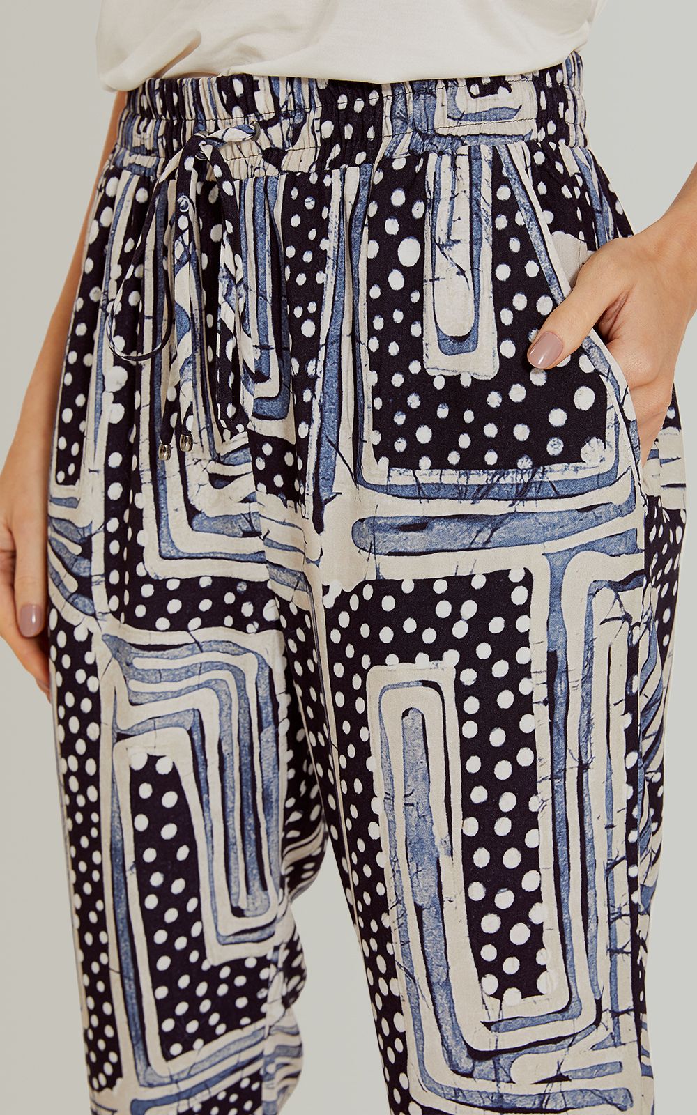 Calça Cropped Elástico Alter - Lenny Niemeyer