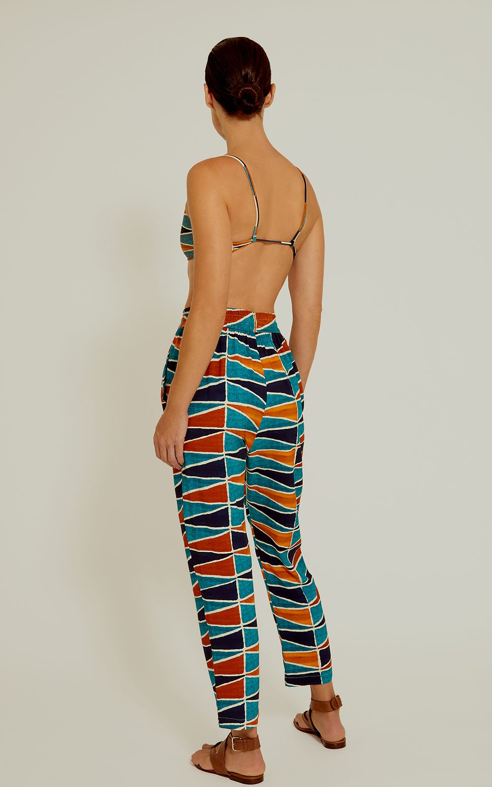 Calça Viscose Cropped Kemet - Lenny Niemeyer